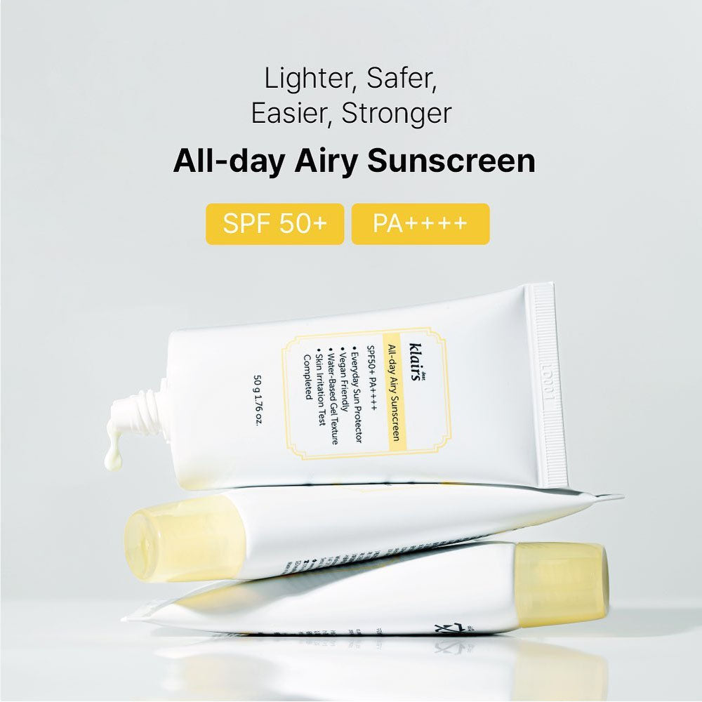 Klairs All-Day Airy Sunscreen SPF 50+ PA++++ – bellevous-in