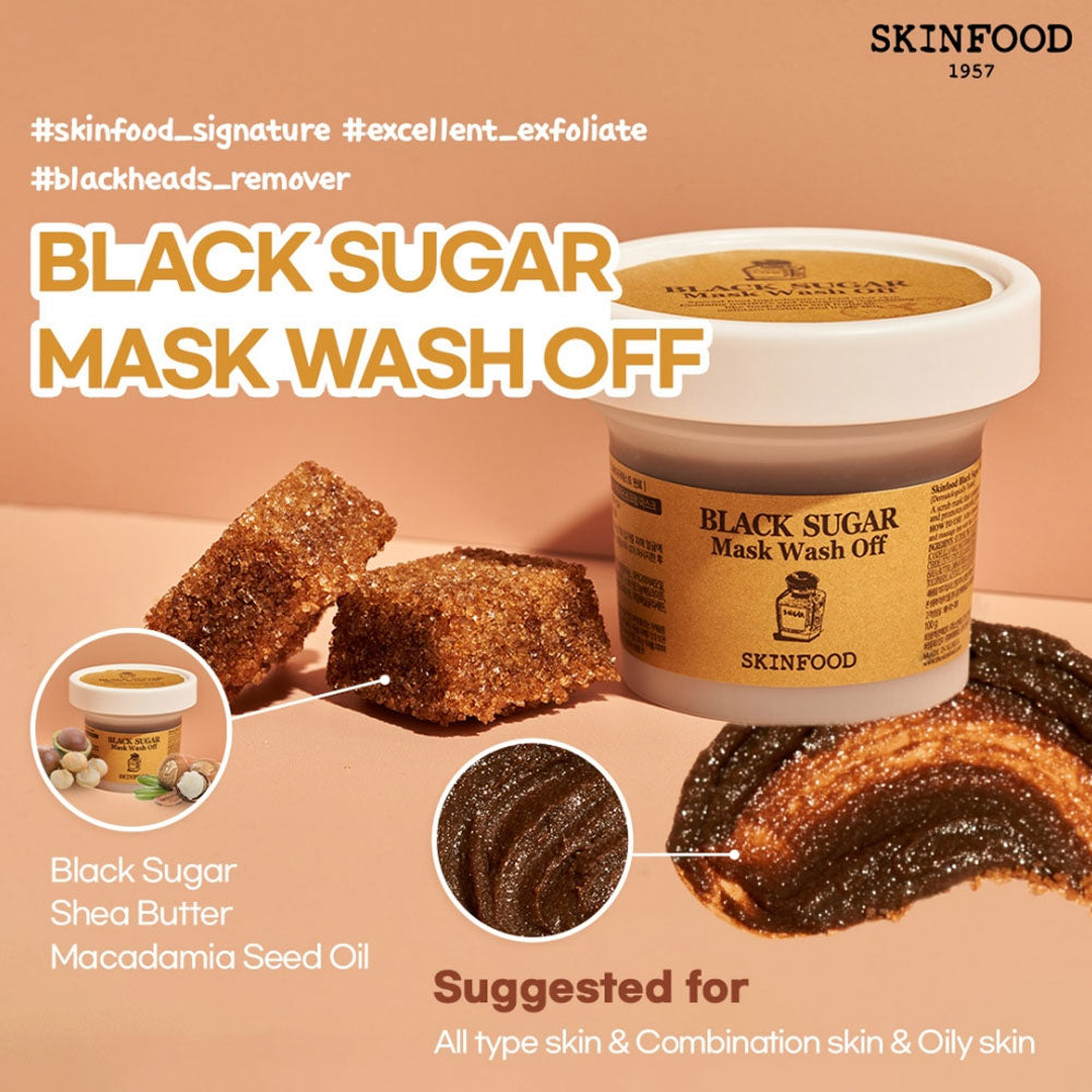 Skinfood Black Sugar Mask Wash Off – bellevous-in